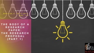 Body of a Research Paper - Part 1.pptx