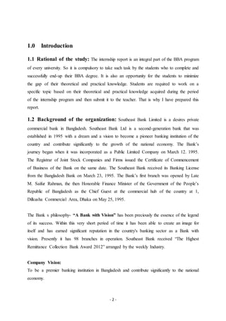 Body of the report | DOCX | Business Banking & Finance | Business