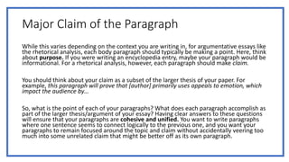Body paragraphs | PPT