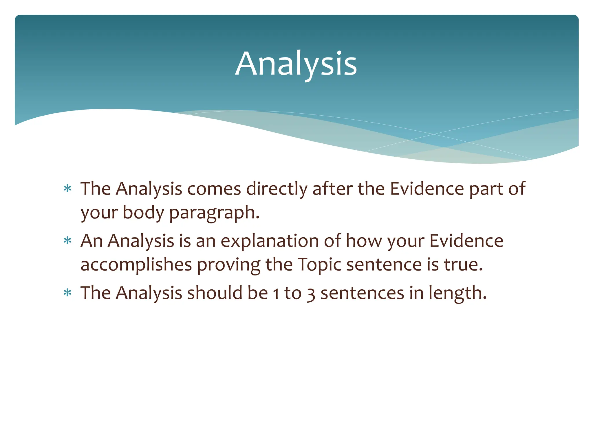 Body Paragraphs.ppt 11111111111111111111 | PPT | Books and Literature