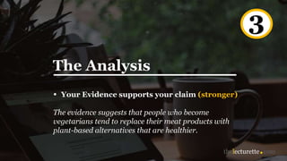 Body paragraphs (claim, evidence, analysis) | PPTX