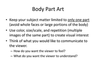 Body Part Art | PPT