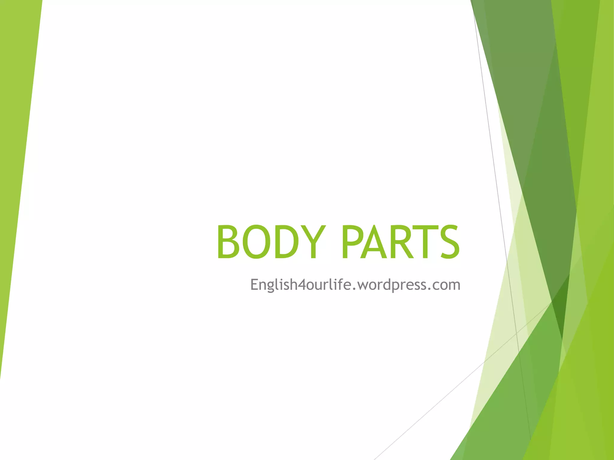 Body parts | PPTX