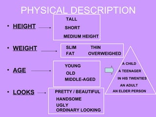 Body parts and physical appearance | PPT