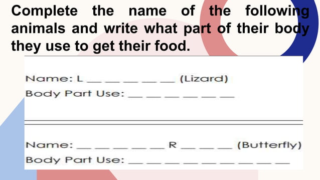 Body Parts of Animals and their Functions.pptx