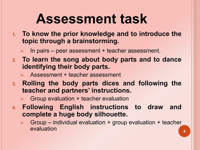 Body parts presentation | PPT
