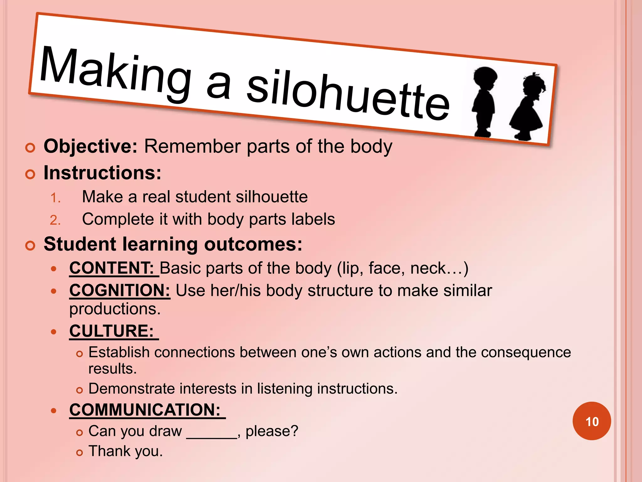 Body parts presentation | PPTX