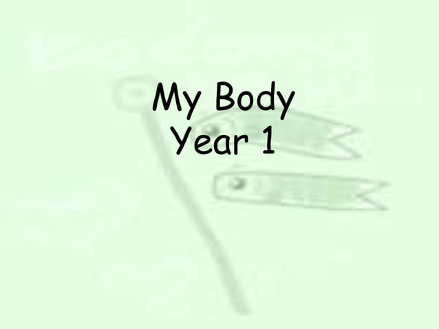 Body parts song slide | PPSX