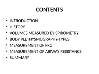 BODY PLETHYSMOGRAPHY FOR MD RESPIRATORY MEDICINE NEW.pptx