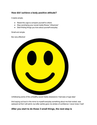 Body positive fitness | PDF