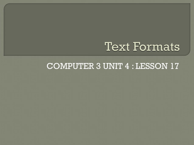 text formats.pdf