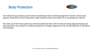Body protection csg | PPTX