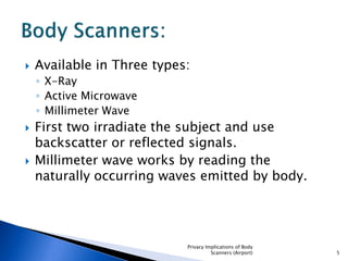 Body Scanners | PDF