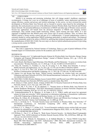 Body sensor network a modern survey & performance study in medical ...