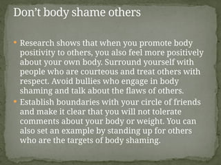 body shaming is a kind of demotivationpptx | PPT