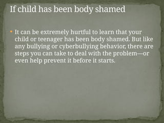 body shaming is a kind of demotivationpptx | PPT