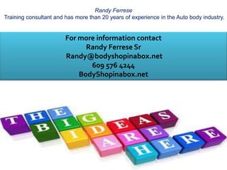 Body Shop Process Overview | PPT