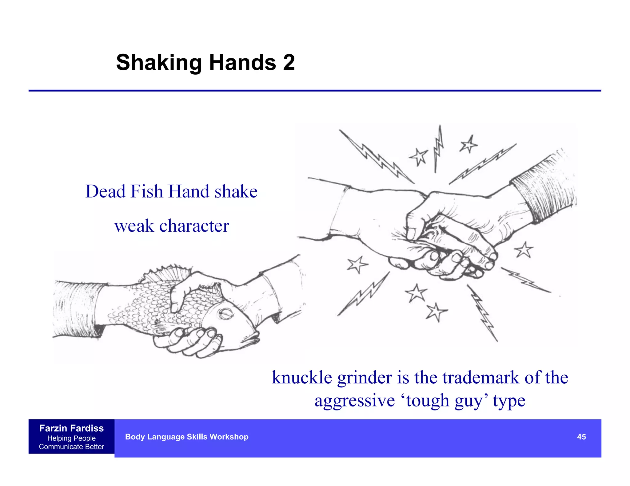 Body speaks workshop secrets of body language farzin fardiss version ...