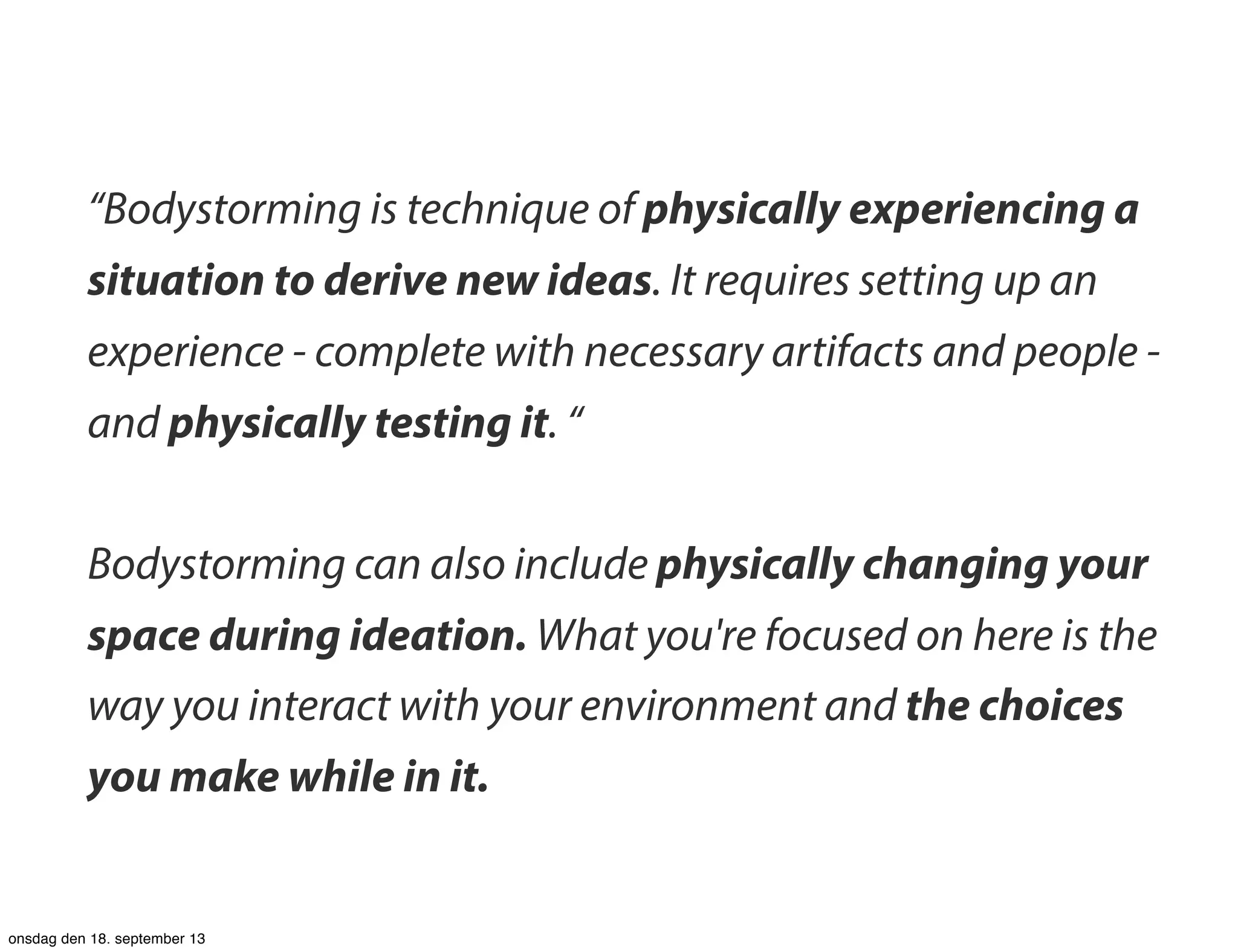 U-CrAc - Bodystorming | PPT