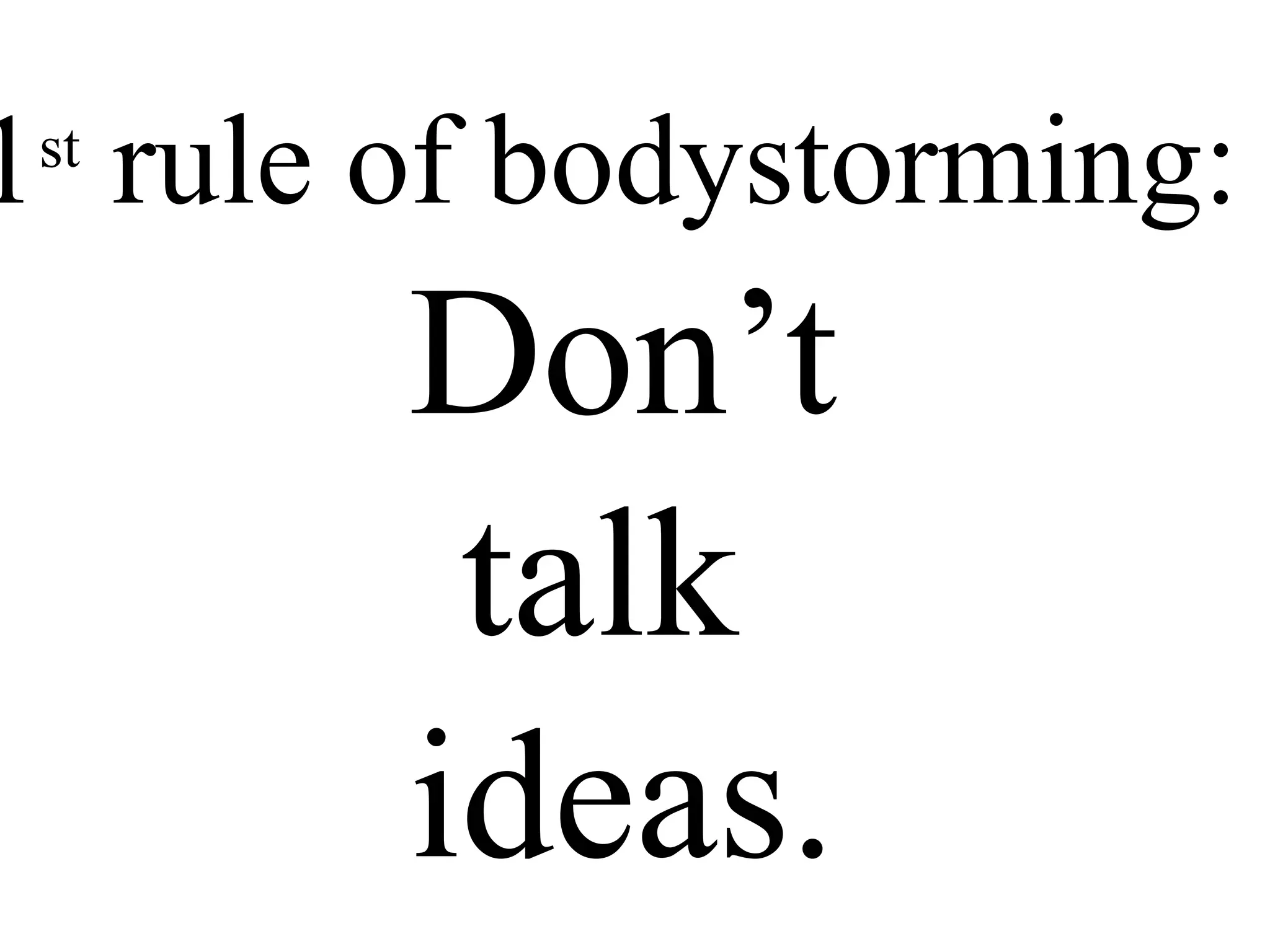 Bodystorming v6 powerpoint | PPT