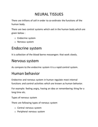 introduction to neuron | DOCX