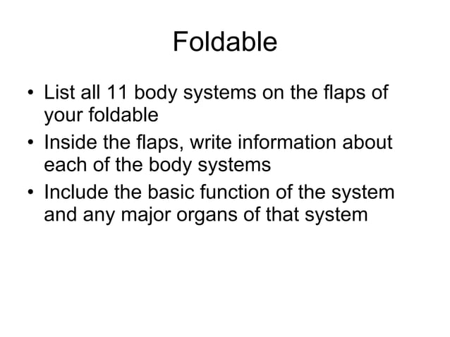 Body System Basics | PPT
