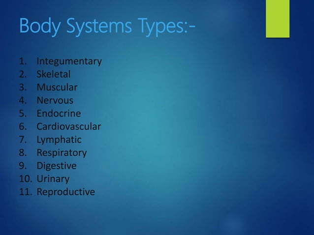 Body system presentation | PPT