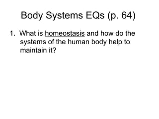 Body systems | PPT