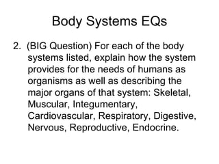 Body systems | PPT
