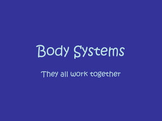 Body systems powerpoint | PPT