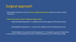 Body talus malunion.pptx
