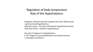 Body temperature mechanism | PPT