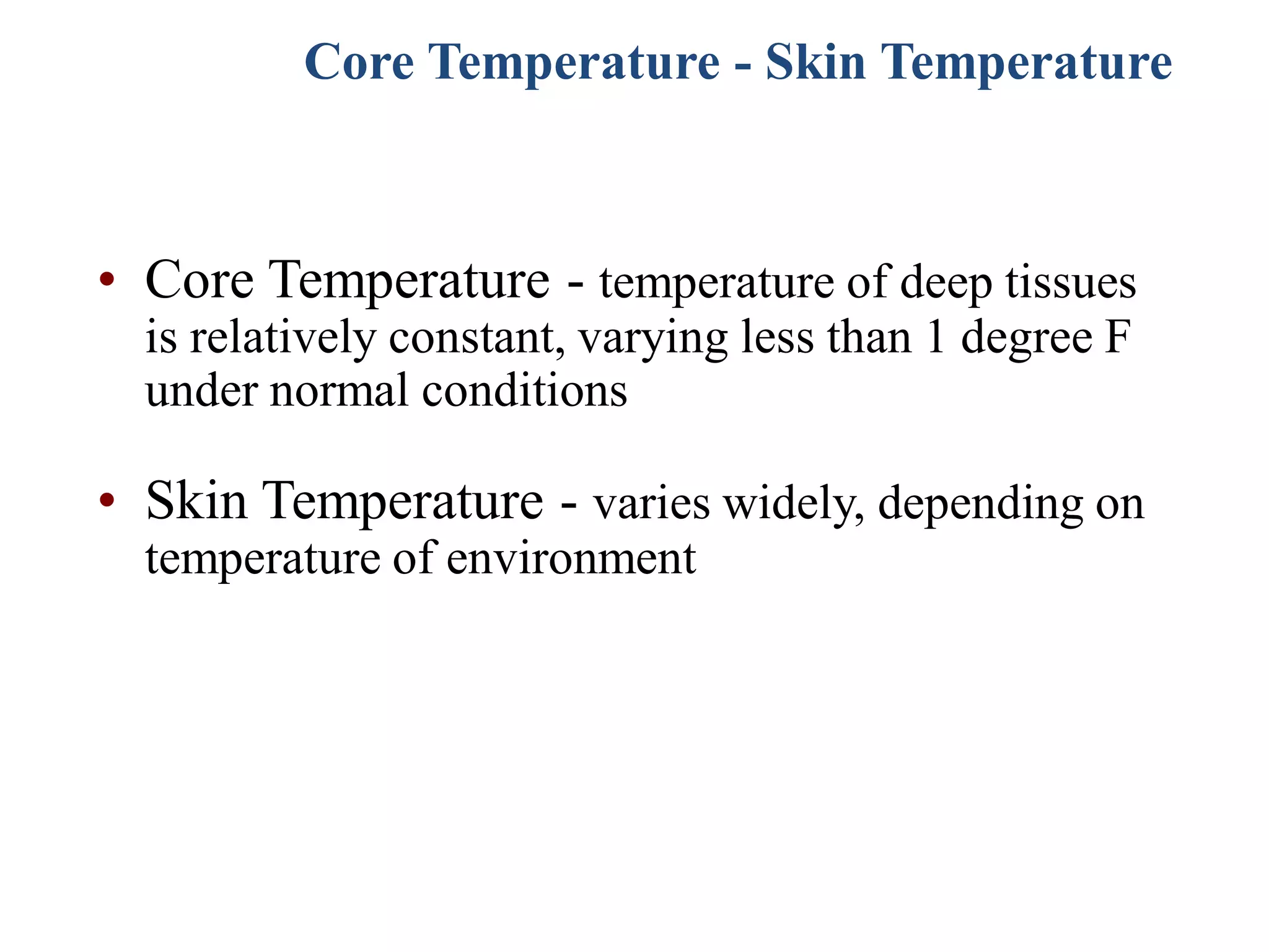 Body temperature regulation, and fever | PDF