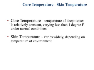 Body temperature regulation, and fever | PDF
