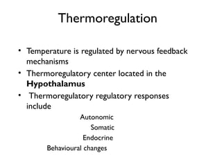 Body Temperature Regulation and Physiology | PPT