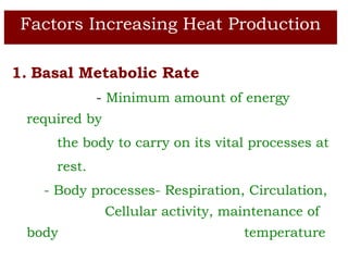 Body Temperature Regulation and Physiology | PPTX