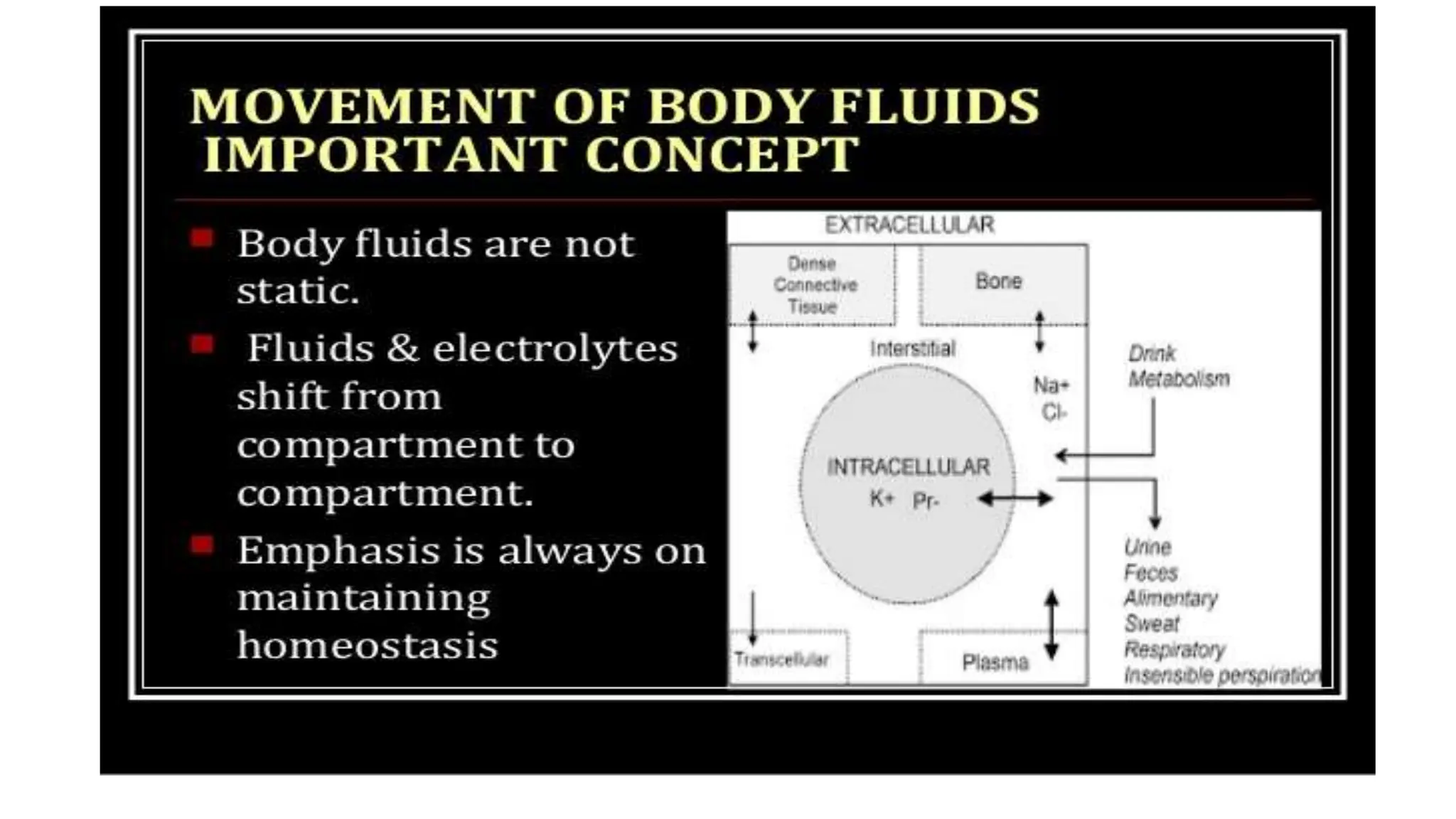 BODY WATER AND BODY FLUIDS physiology of | PPTX