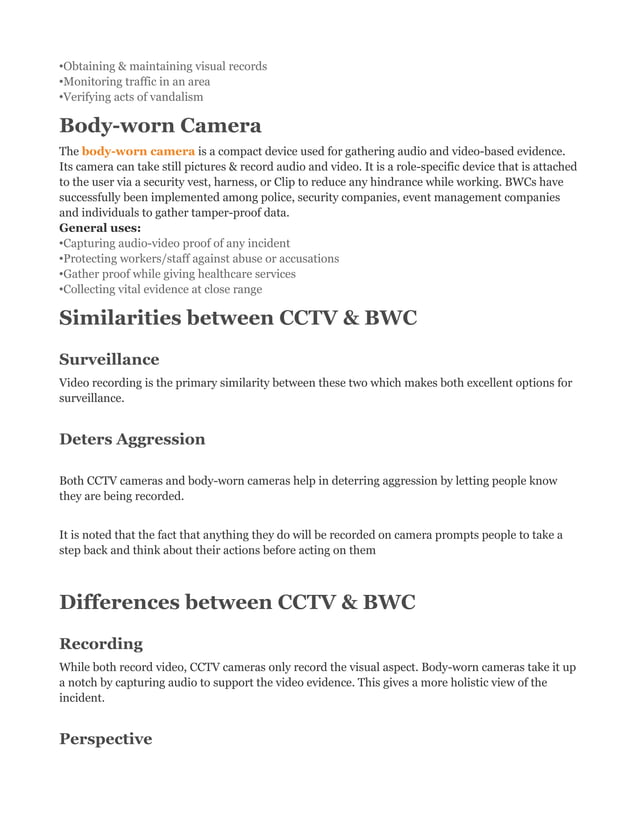Body Worn-cameras vs CCTV cameras.pdf