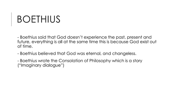 Boethius | PPTX | Christianity | Religion & Spirituality