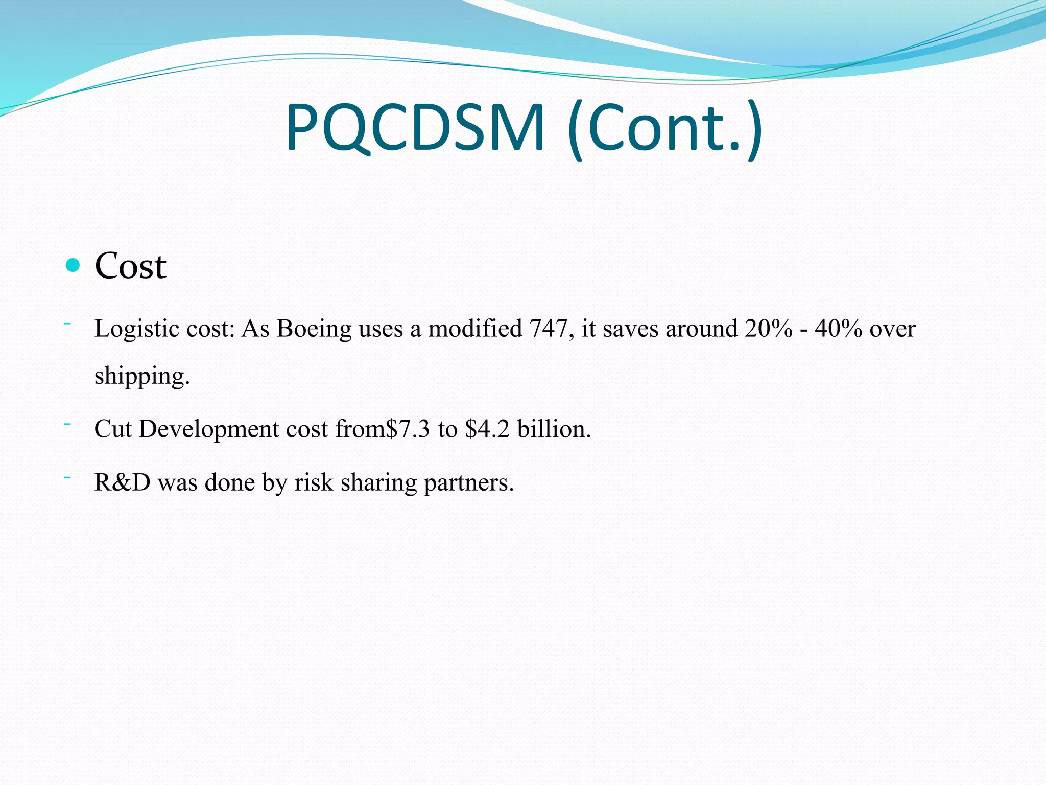 Strategic Operation Management - Boeing | PPTX