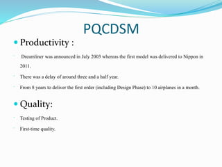 Strategic Operation Management - Boeing | PPTX