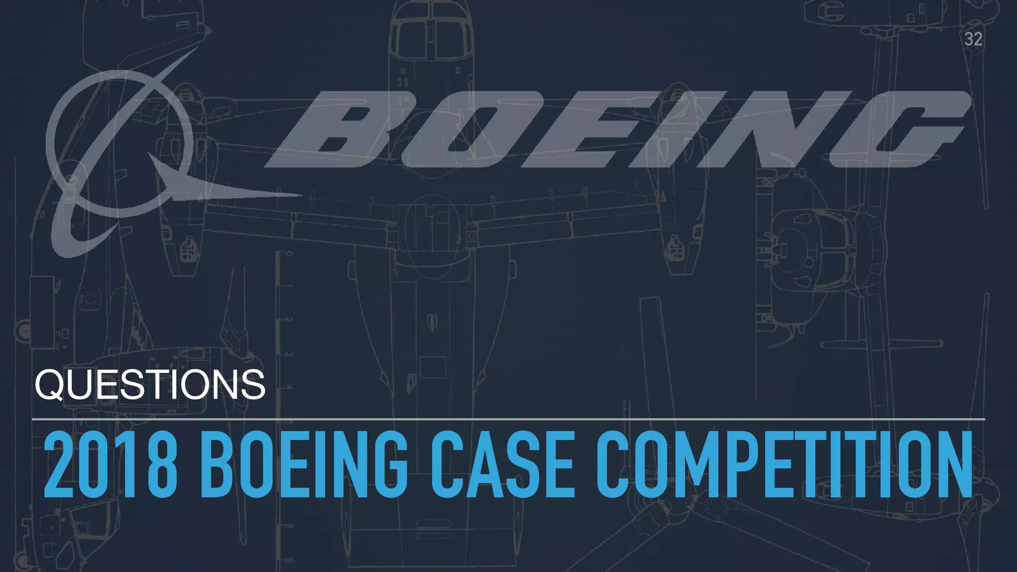 Boeing Case Competition | Second Place | PPT