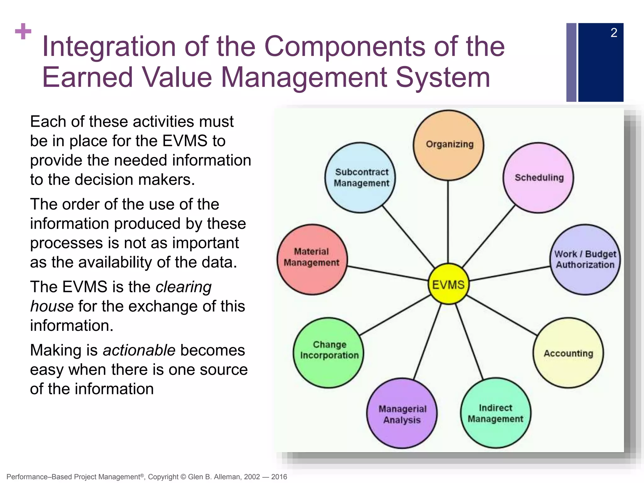 Earned Value Management FAR 34.2 and DFARS 252.234-7001 | PPT