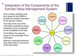 Earned Value Management FAR 34.2 and DFARS 252.234-7001 | PPT