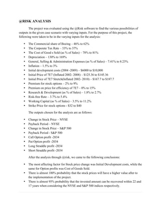 Boeing 7E7 a financial analysis | PDF