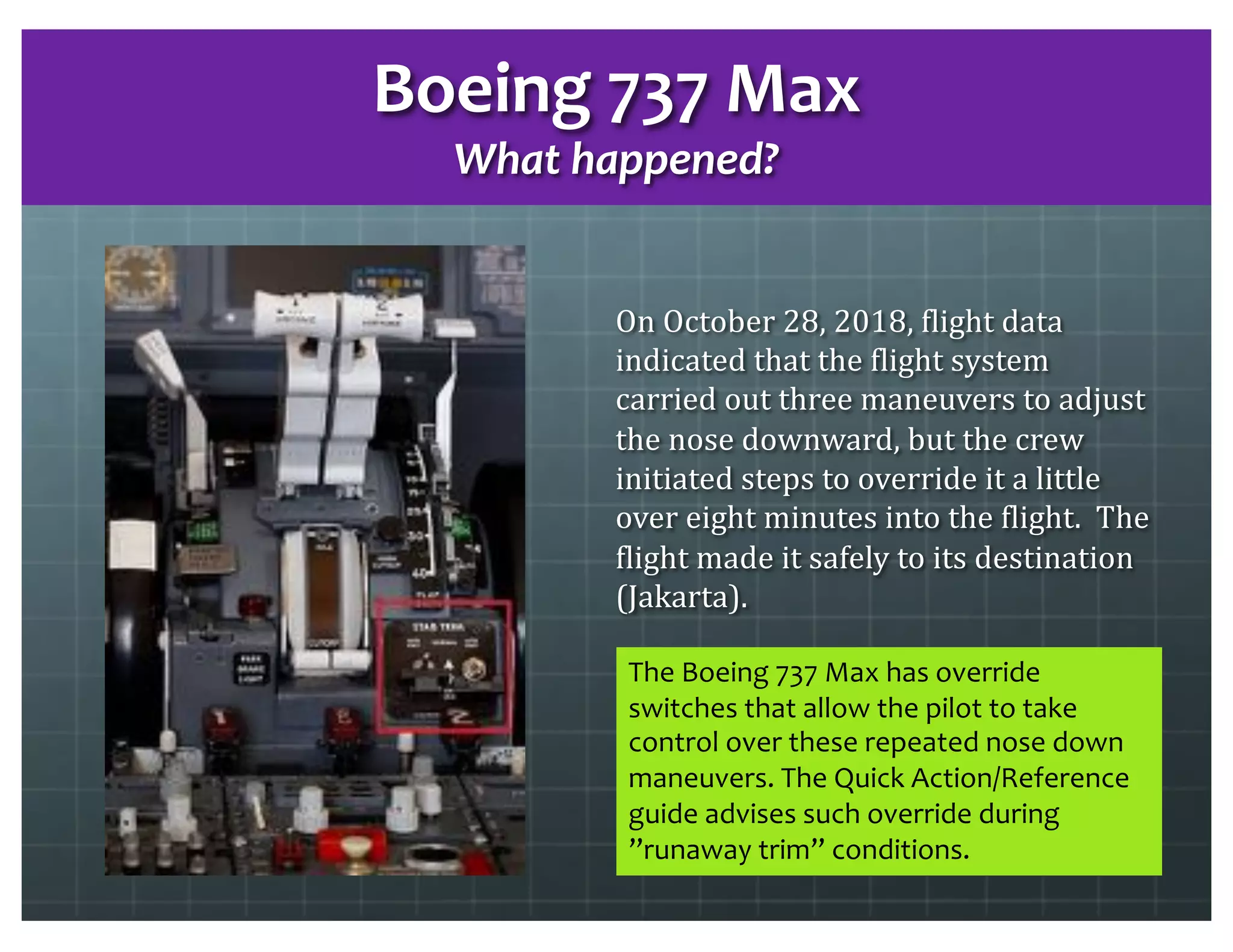 Boeing 737 Max Accidents | PDF