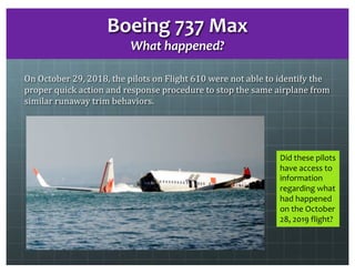 Boeing 737 Max Accidents | PDF