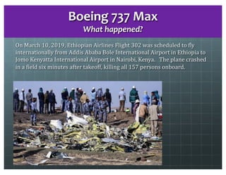 Boeing 737 Max Accidents | PDF