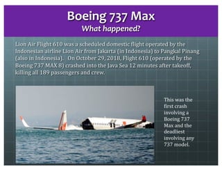 Boeing 737 Max Accidents | PDF