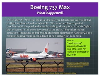 Boeing 737 Max Accidents | PDF